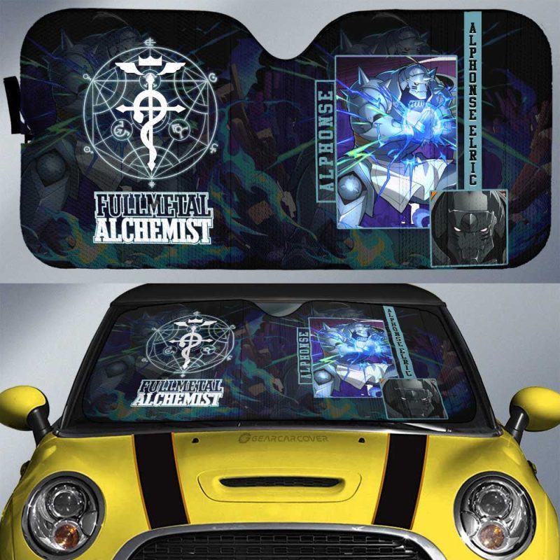 Alphonse Elric Car Sunshade Custom Fullmetal Alchemist Anime - Hot Sale ...