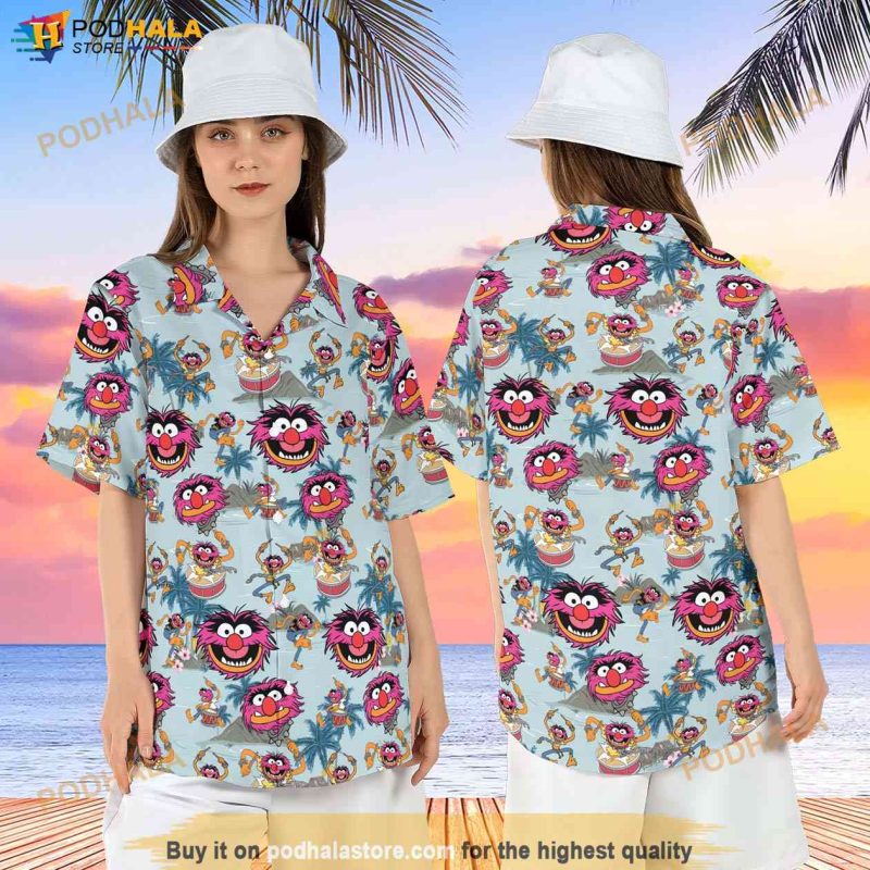 Animal Muppets Hawaiian Shirt, Muppets the Show Tropical Short Sleeve ...