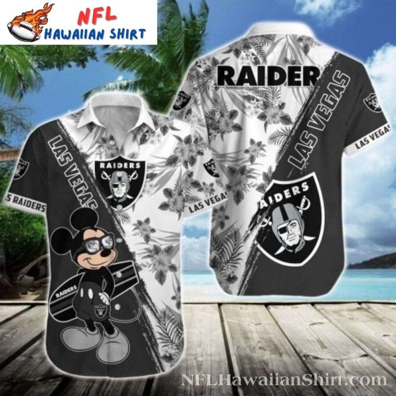 Animated Raider – Las Vegas Raiders Mickey Fun Hawaiian Shirt - Hot ...