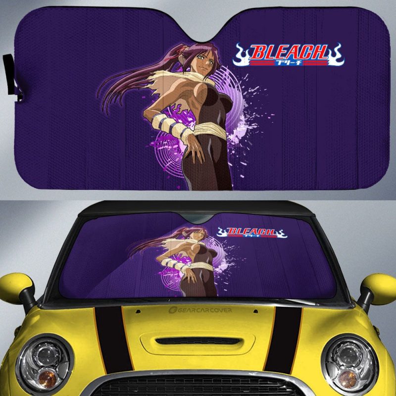 Anime Sexy Girl Yoruichi Car Sunshade Custom Bleach Anime - Hot Sale 2026