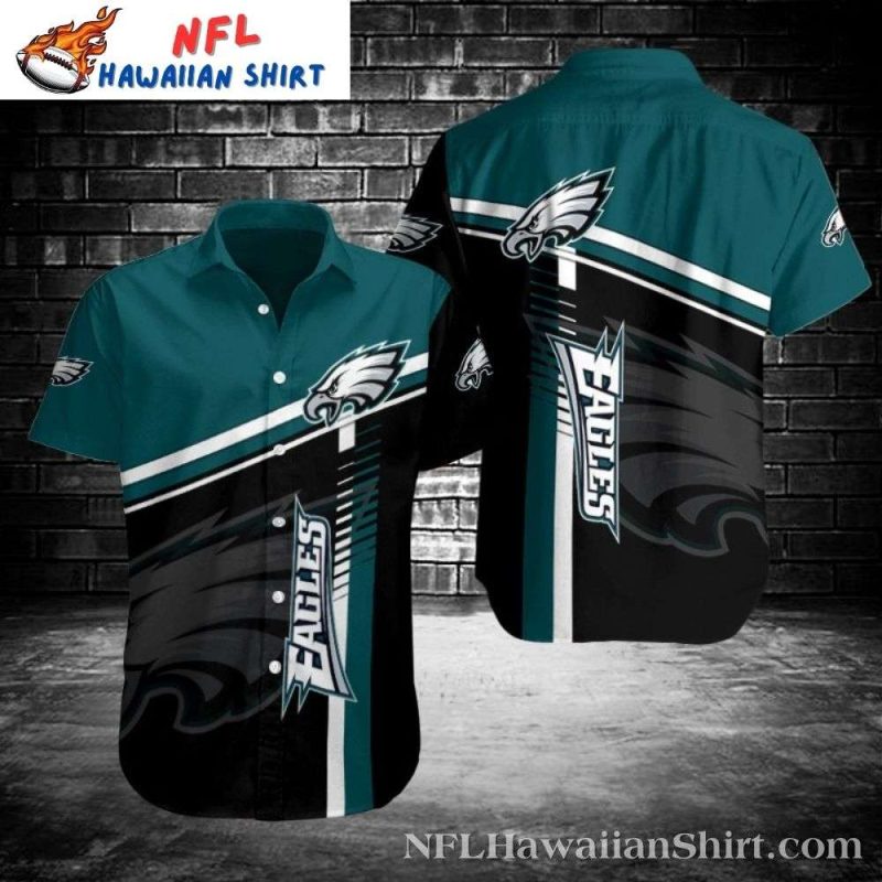 Bold Eagle Stripe Philadelphia Eagles Aloha Shirt – Game Day Ready Look ...