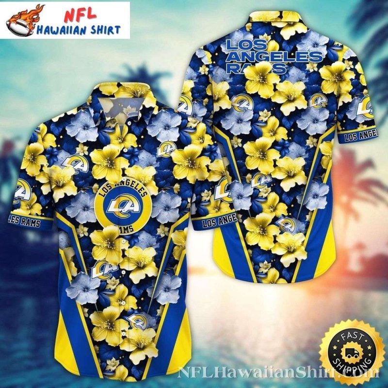 Bold Yellow Blossom LA Rams Hawaiian Shirt – Sun-kissed Fan Edition ...