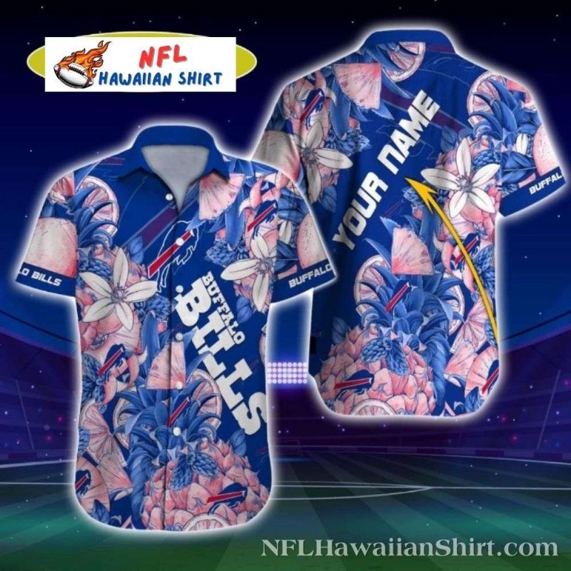 Buffalo Bills Floral Fanfare Customizable Hawaiian Shirt - Hot Sale 2026