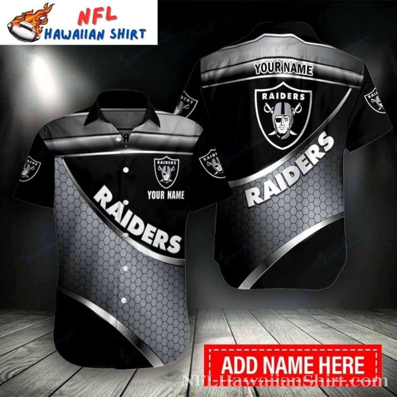 Customizable Gridiron Spirit – Las Vegas Raiders Men’s Hawaiian Shirt ...