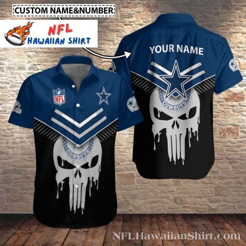 Dallas Cowboys Fearless Defender Tropical Aloha Shirt – Name And Number ...