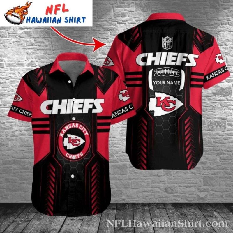 Dynamic Red And Black Chiefs Game Day Hawaiian Shirt - Hot Sale 2025