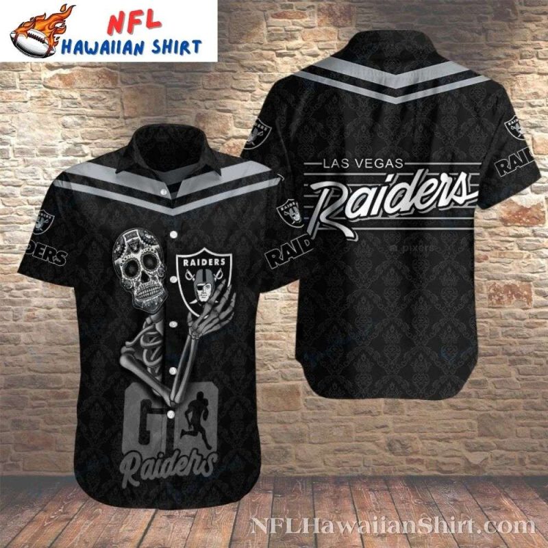 Go Raider – Sugar Skull Las Vegas Raiders Hawaiian Shirt - Hot Sale 2025