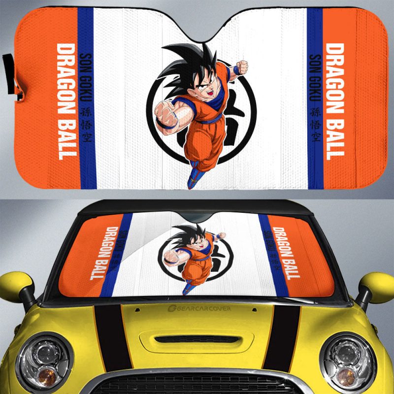 Goku Car Sunshade Custom Dragon Ball Car Accessories For Anime Fans ...