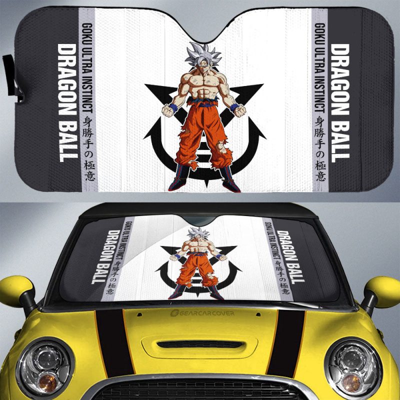 Goku Ultra Instinct Car Sunshade Custom Dragon Ball Car Accessories For ...