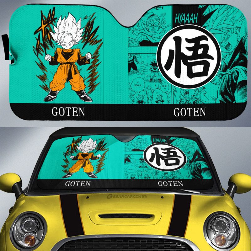 Goten Car Sunshade Custom Dragon Ball Anime Manga Color Style - Hot ...