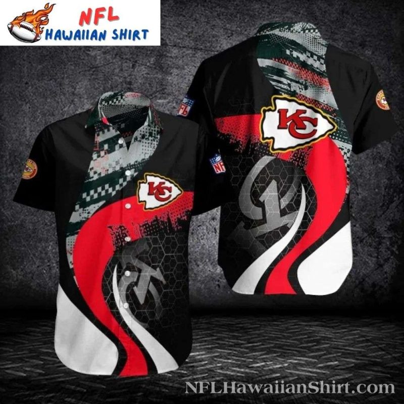 Gridiron Chiefs Abstract Customizable Tropical Shirt - Hot Sale 2026