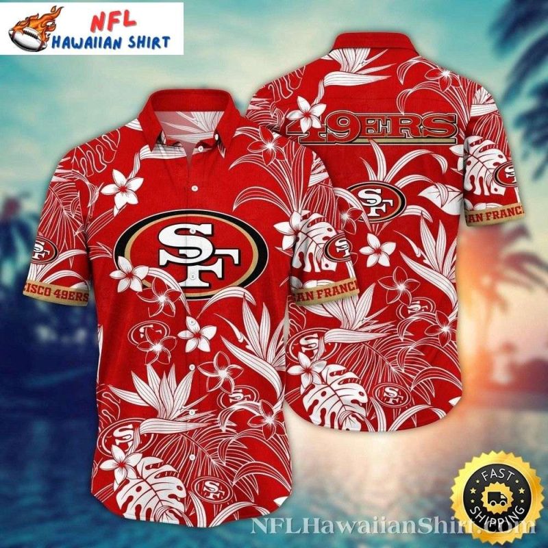 Gridiron Lei – San Francisco 49ers Tropical Hawaiian Shirt - Hot Sale 2026