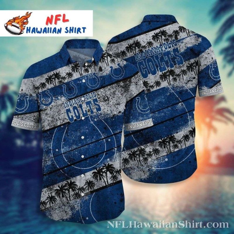 Indianapolis Colts Tropical Nightfall – Palm Tree Silhouette Football ...