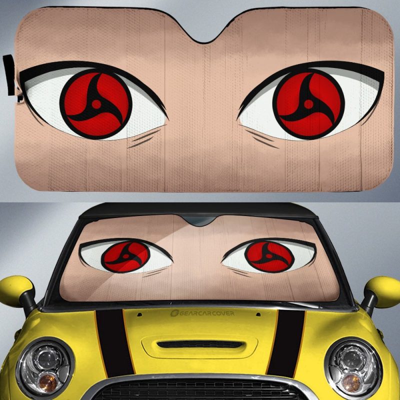 Itachi Mangekyou Sharingan Car Sunshade Custom Akatsuki Anime Car ...