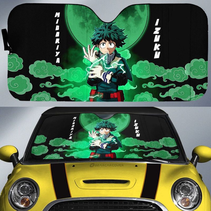 Izuku Midoriya Car Sunshade Custom My Hero Academia Anime Car ...