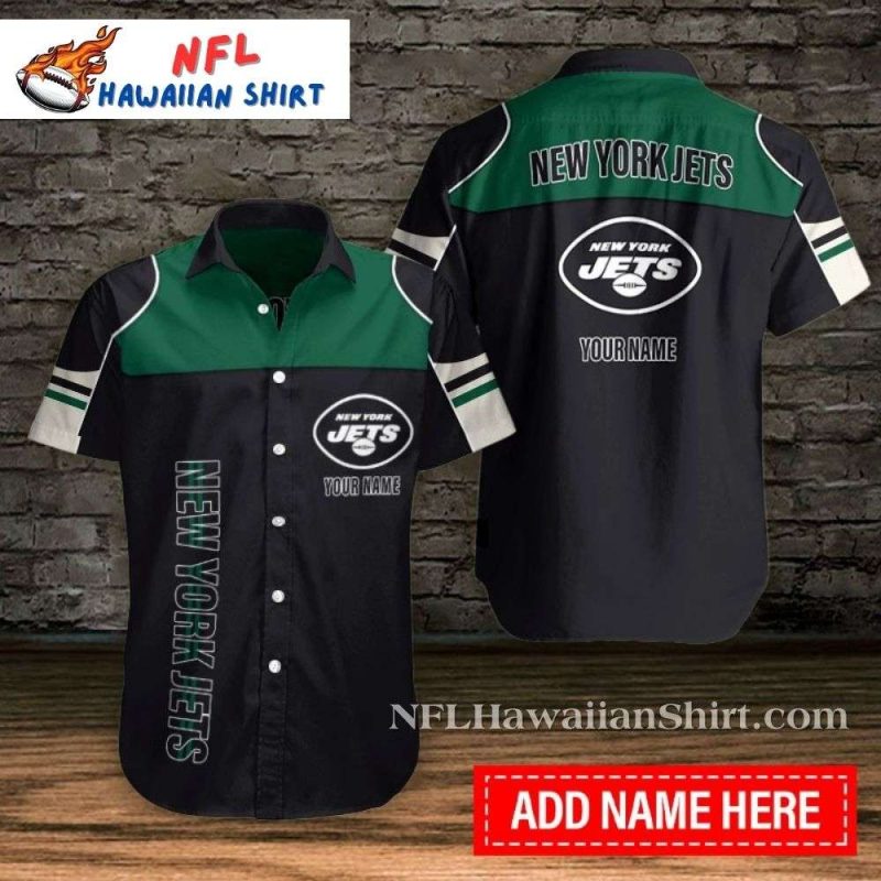 Jetstream Stripes New York Jets Personalized Aloha Shirt - Hot Sale 2025