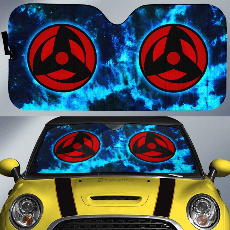 Kakashi Mangekyo Sharingan Car Sunshade Custom Anime Tie Dye Style ...