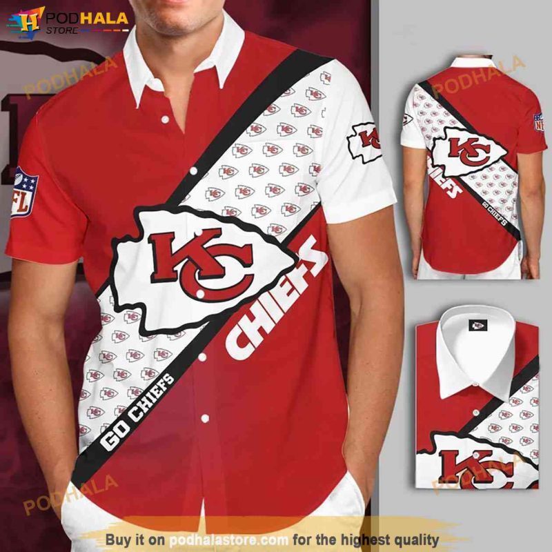 Kansas City Chiefs Hawaiian Shirt, Go Chiefs Button Down Shirt For Fans ...