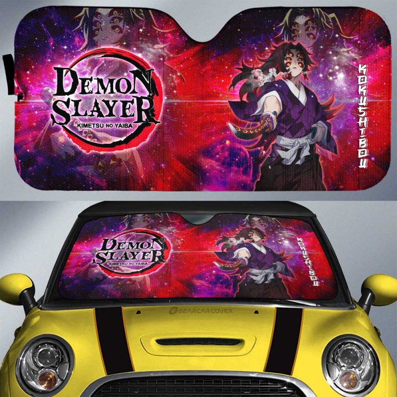 Kokushibou Car Sunshade Custom Characters Demon Slayer Car Accessories ...