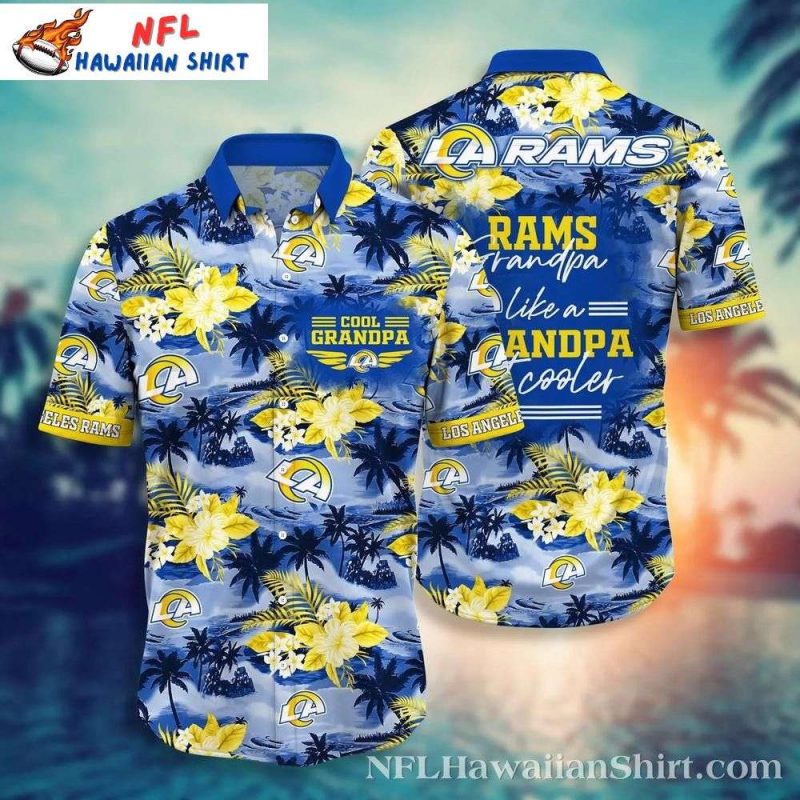 LA Rams Legacy Hawaiian Shirt – ‘Cool Grandpa’ Summer Edition - Hot ...