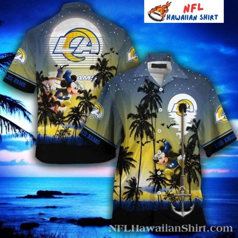 Los Angeles Rams Hawaiian Shirt – Mickey’s Island Expedition - Hot Sale ...