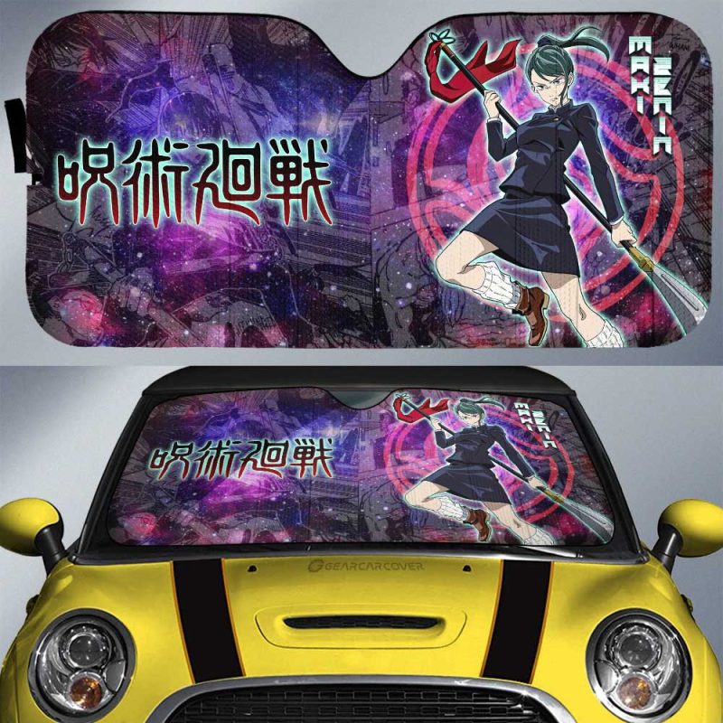 Maki Zenin Car Sunshade Custom Jujutsu Kaisen Anime Galaxy Manga Style ...
