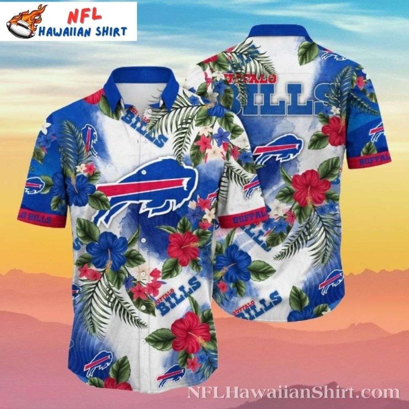 Men’s Red Buffalo Bills Aloha Floral Hawaiian Shirt - Hot Sale 2025