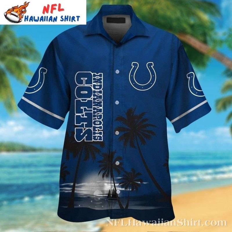 Midnight Palm Horseshoe – Elegant Indianapolis Colts Hawaiian Shirt ...