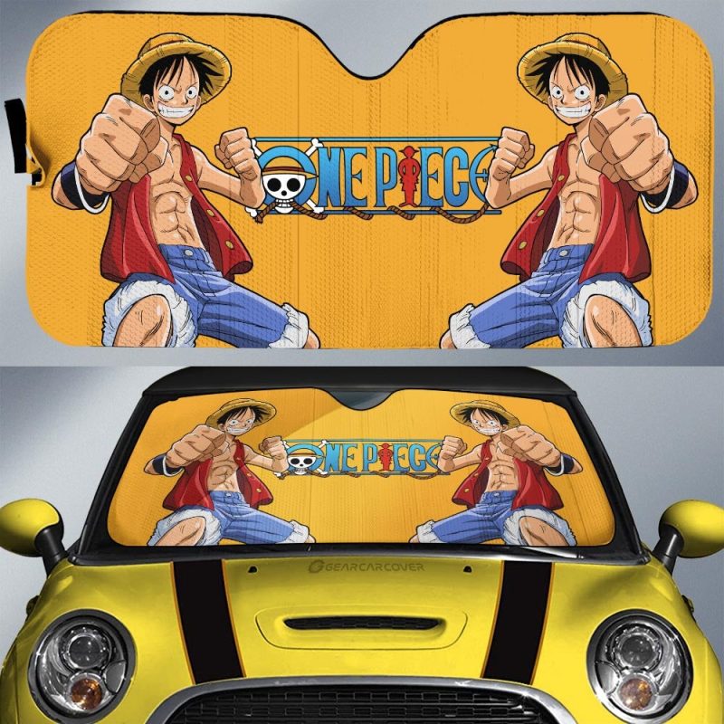 Monkey D. Luffy Car Sunshade Custom One Piece Anime - Hot Sale 2025
