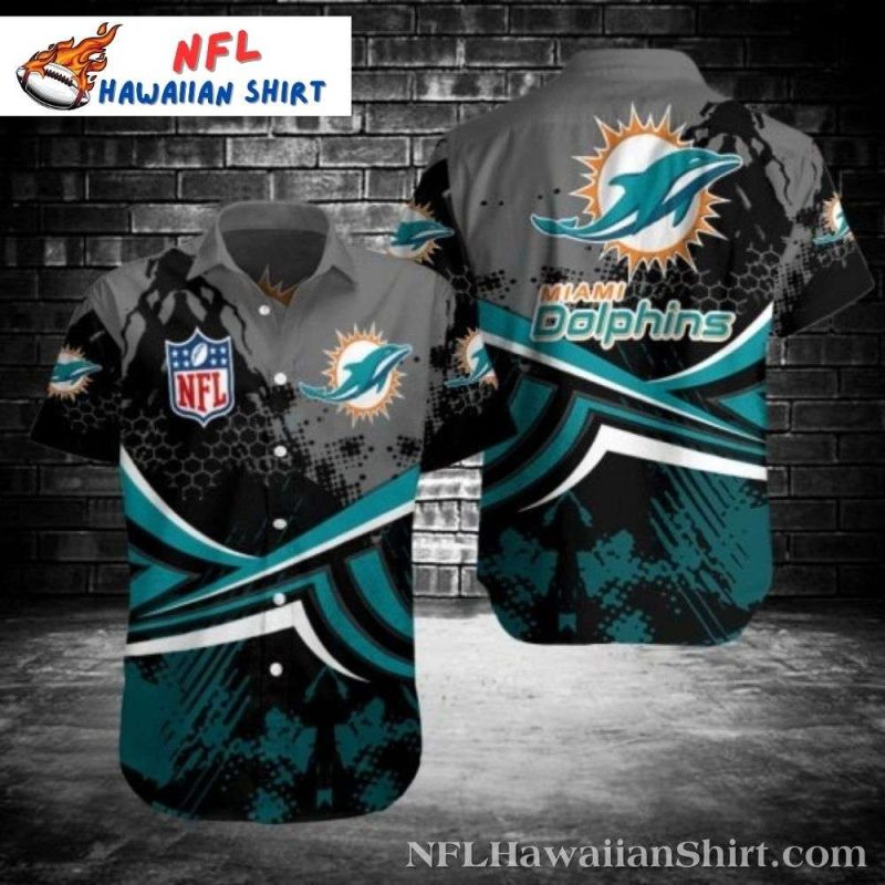 NFL Miami Dolphins Logo Print Aloha Spirit Hawaiian Shirt – Fan’s ...