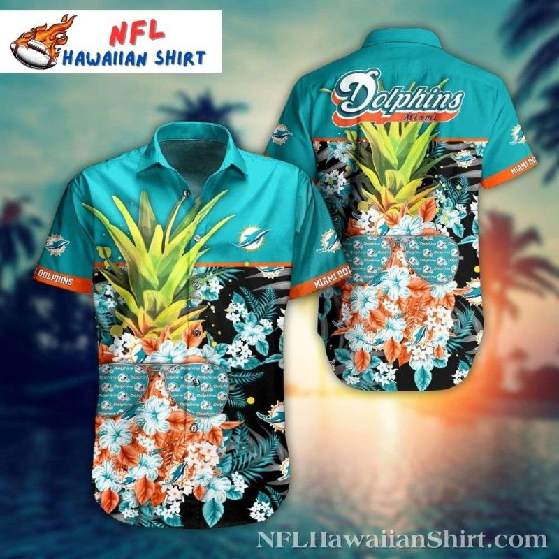 NFL Miami Dolphins Pineapple Hawaiian Shirt – Embrace The Aloha Spirit ...
