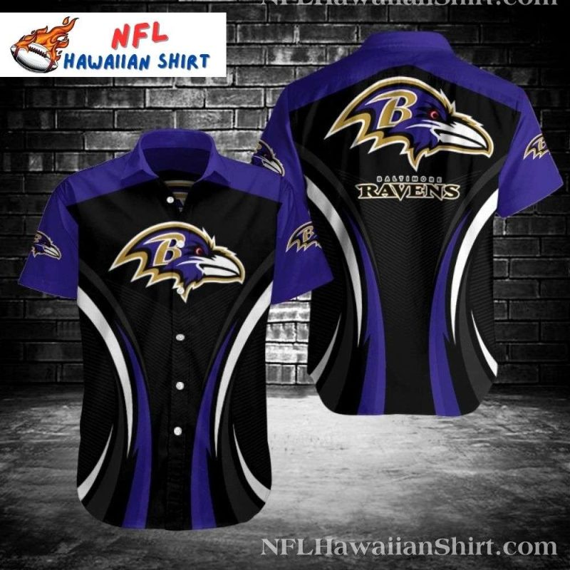 Night Game Hex – Baltimore Ravens Hawaiian Shirt With Mesh Design - Hot ...