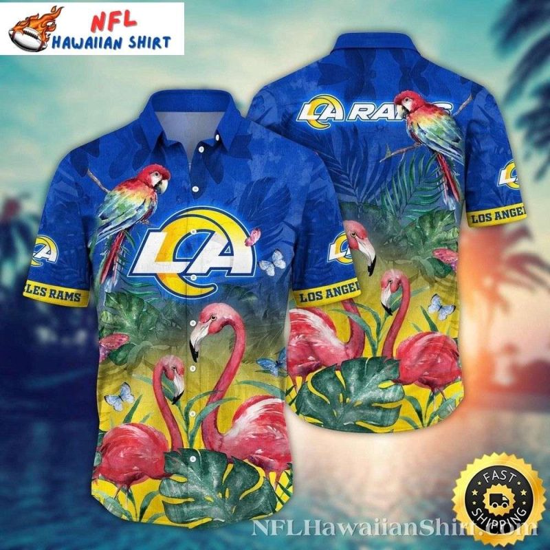 Paradise Escape LA Rams Hawaiian Shirt – Flora And Fauna Edition - Hot ...