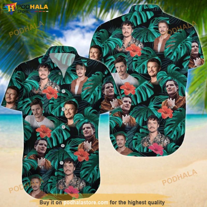 Pedro Pascal Hawaiian Shirt, Father Day Gift For The Last Of Us Merch ...