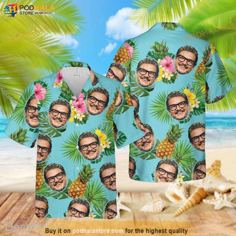 Pedro Pascal Hawaiian Shirt, Pedro Pascal Fans Gift, Star Wars Hawaii ...