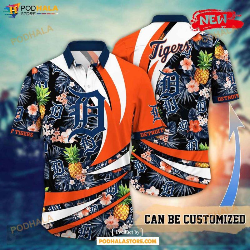 Personalized Detroit Tigers MLB Flower Pineapple Summer Baseball ...