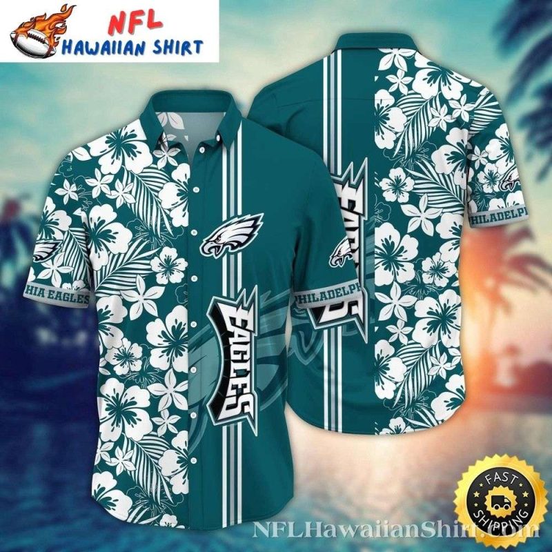 Philadelphia Eagles Floral Crest Midnight Aloha Shirt - Hot Sale 2026