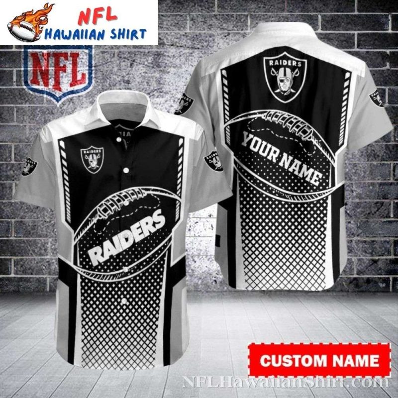 Raiders Gridiron Glory Personalized Men’s Hawaiian Shirt - Hot Sale 2026