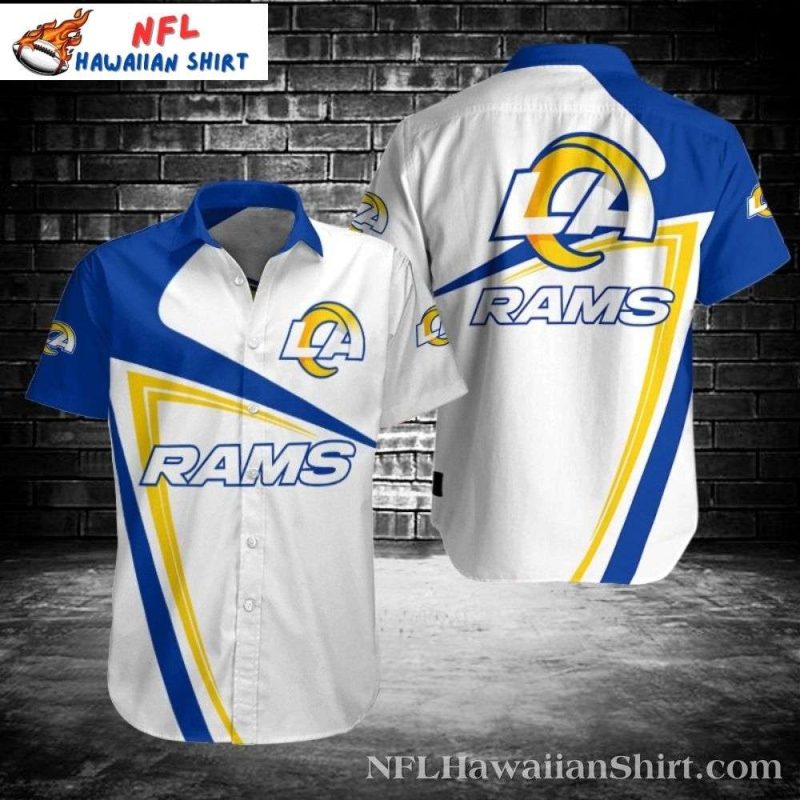 Rams LA Signature Line Hawaiian Shirt – Classic Sports Elegance - Hot ...