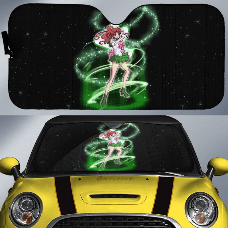 Sailor Jupiter Car Sunshade Custom Sailor Moon Anime Car Interior ...