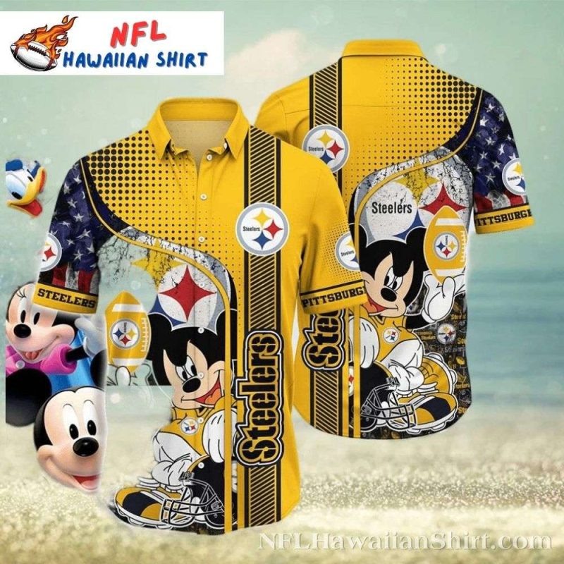 Sporty Toon Rally – Pittsburgh Animated Mascot Steelers Mickey Hawaiian ...