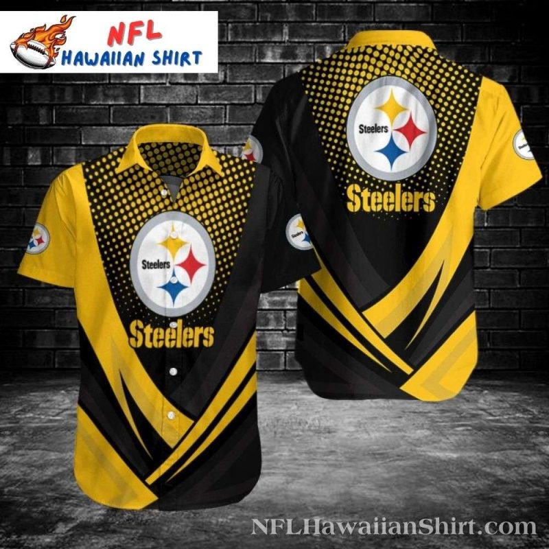 Steel City Spirit – Polka-Dot Party Yellow Black Steelers Tropical ...