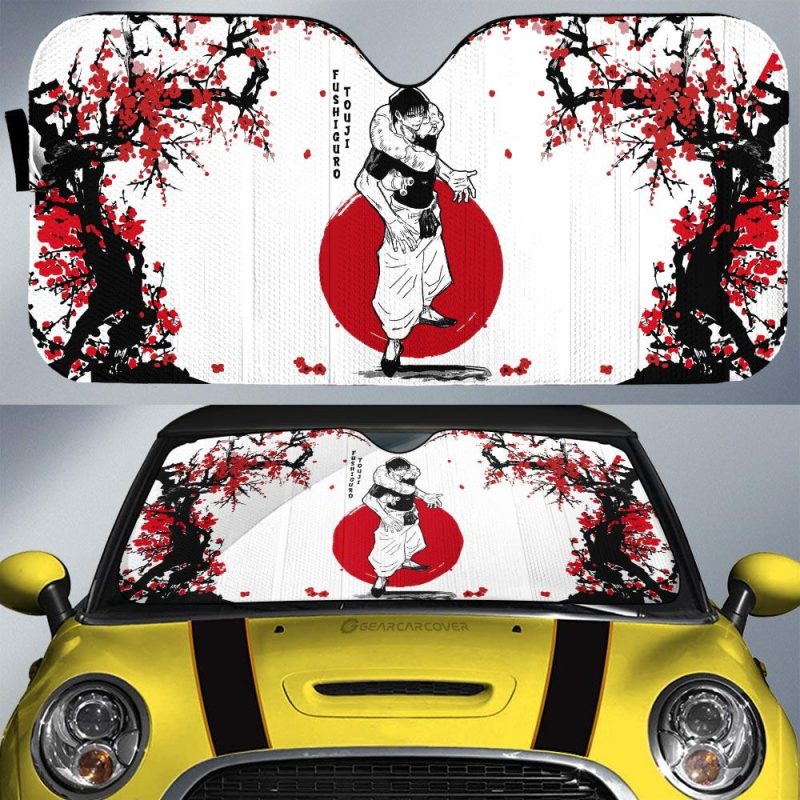 Toji Fushiguro Car Sunshade Custom Japan Style Jujutsu Kaisen Anime Car ...