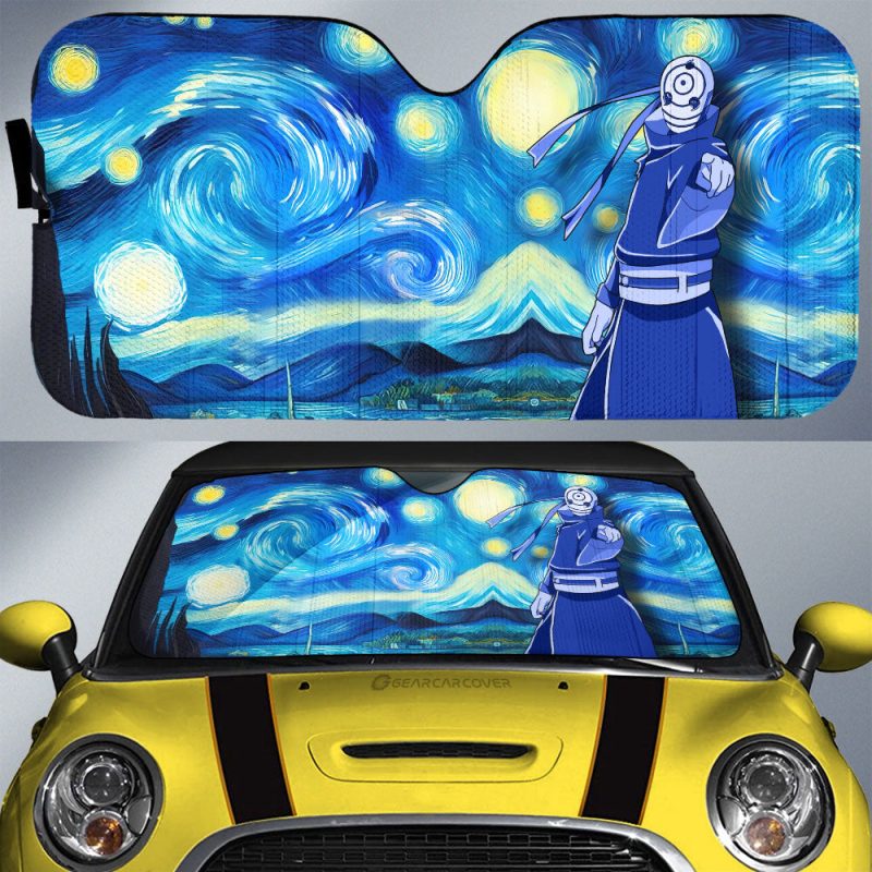Uchiha Obito Car Sunshade Custom Starry Night Styles - Hot Sale 2026