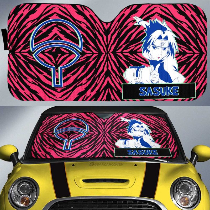 Uchiha Sasuke Car Sunshade Custom - Hot Sale 2025
