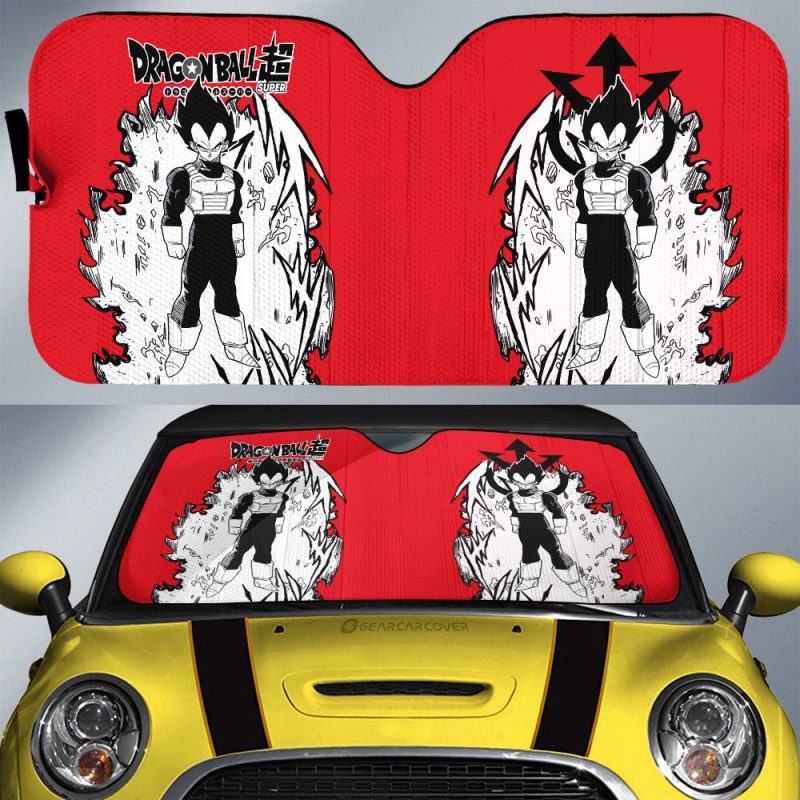 Vegeta Car Sunshade Custom Dragon Ball Anime Car Accessories Manga ...